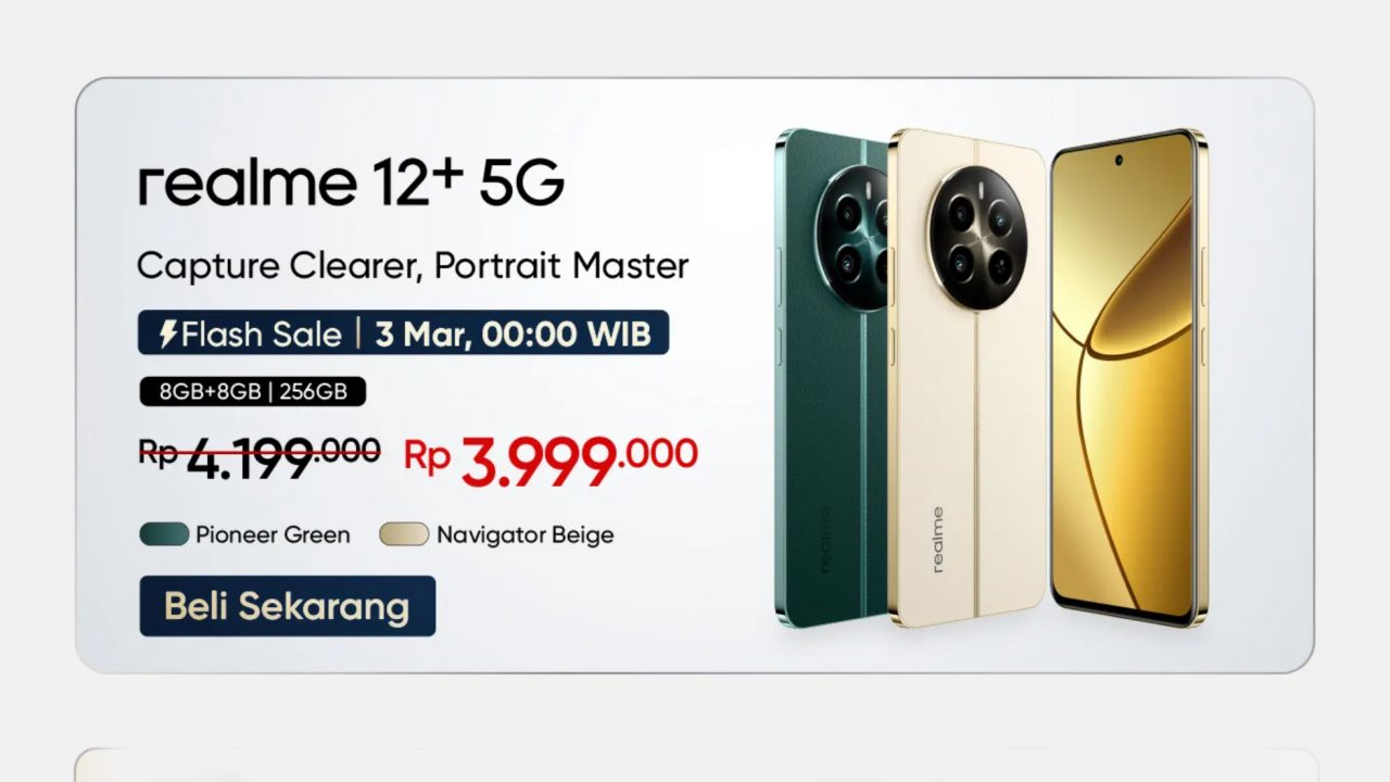 Harga dan Spesifikasi Realme 12 Series 5G di Indonesia