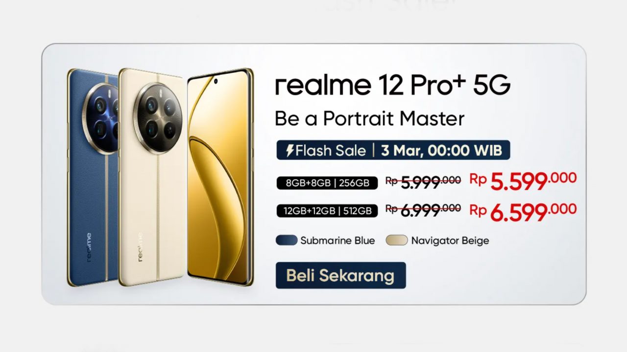 Harga dan Spesifikasi Realme 12 Series 5G di Indonesia